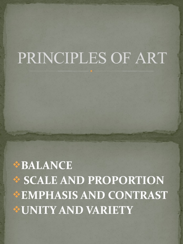 Principles of Art | PDF