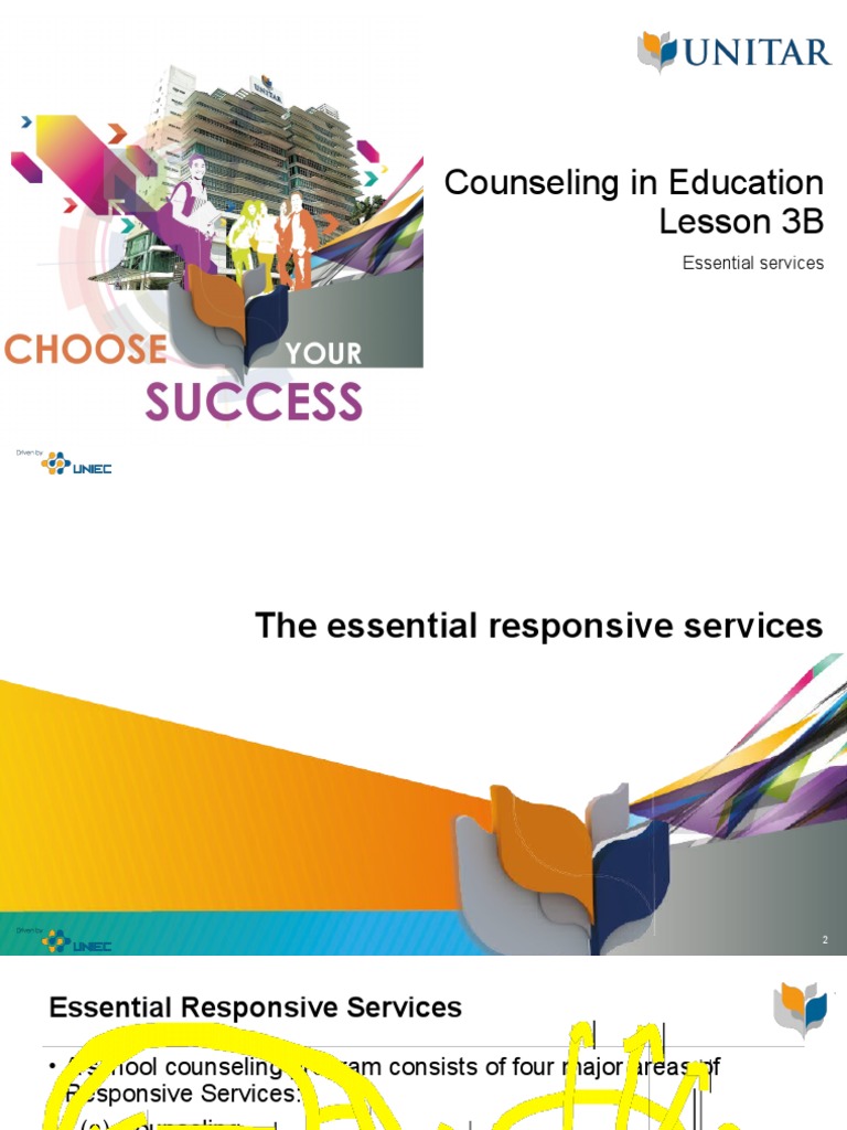 Counseling in Education Lesson 3B: Essential Services | Download Free ...