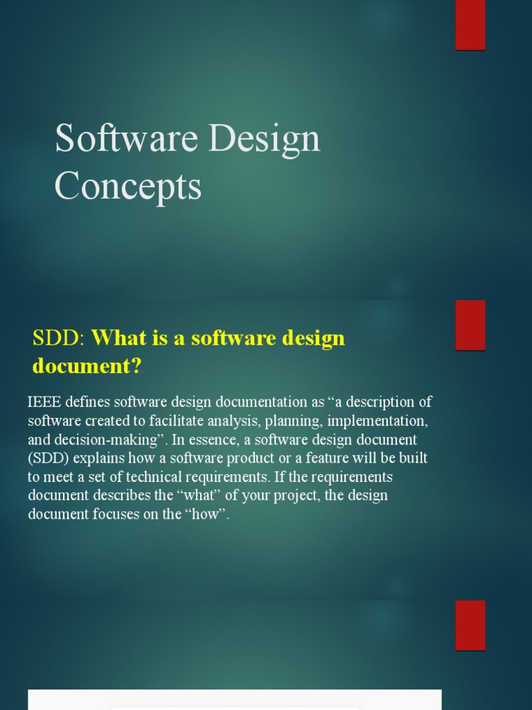 Software Design Concepts Pdf Abstraction Computer Science Modularity