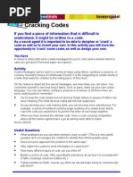 CyberSprinters Nano's Secret Codes | PDF