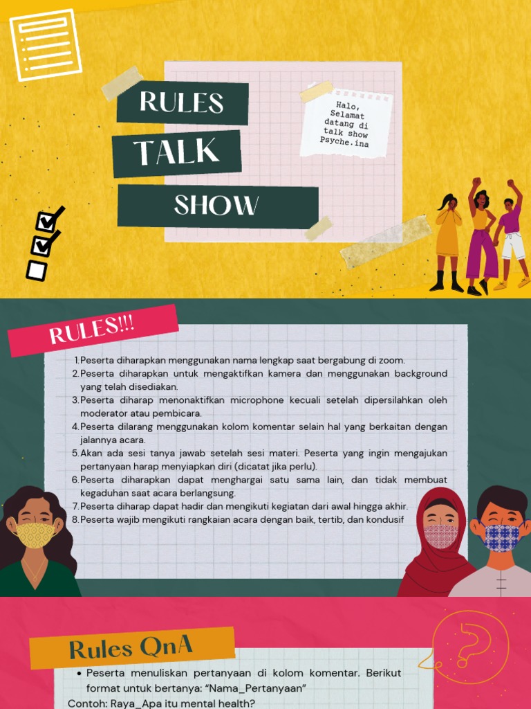 Rules Talkshow | PDF