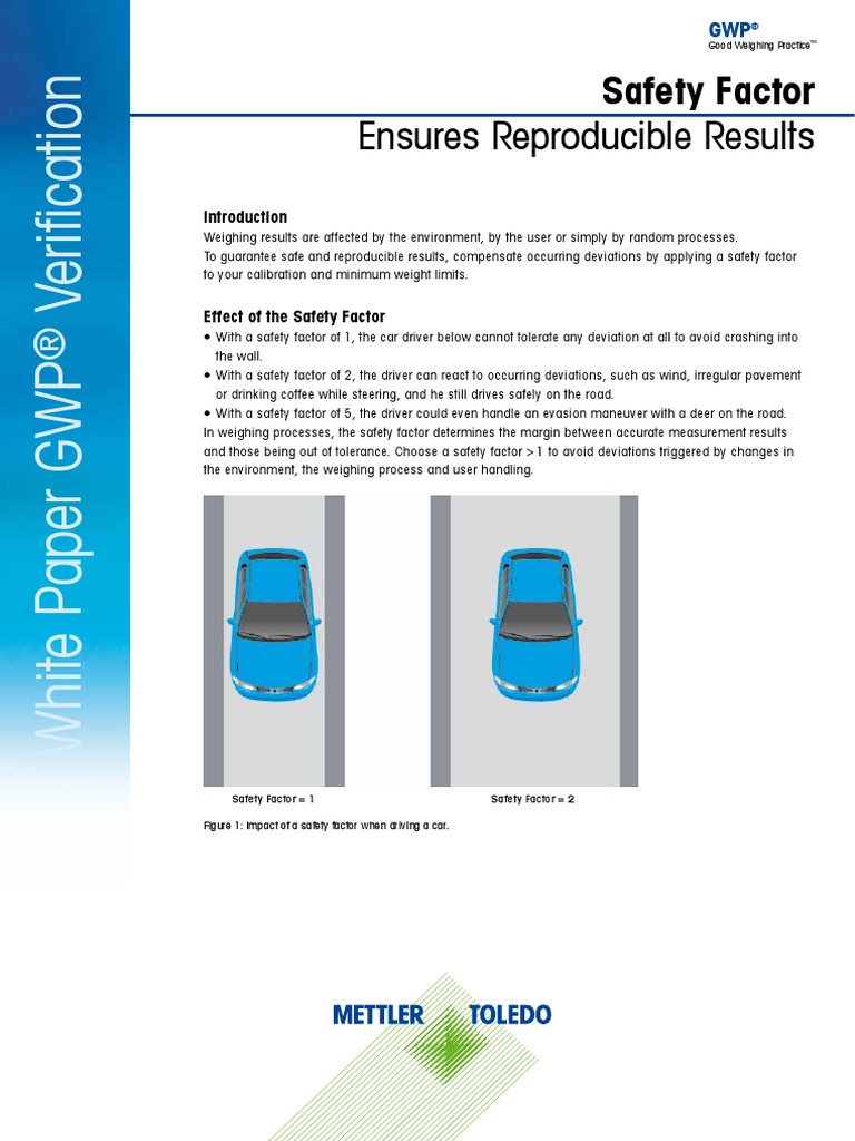 GWP Verification White Paper - Safety Factor | PDF | Weight | Risk