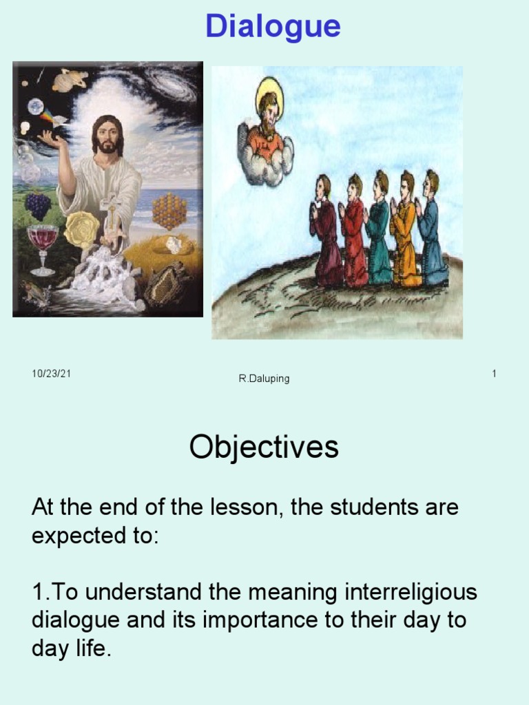 Dialogue | PDF | Interfaith Dialogue | Faith