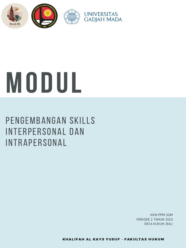 Modul Keterampilan KKN UGM 2020 | PDF