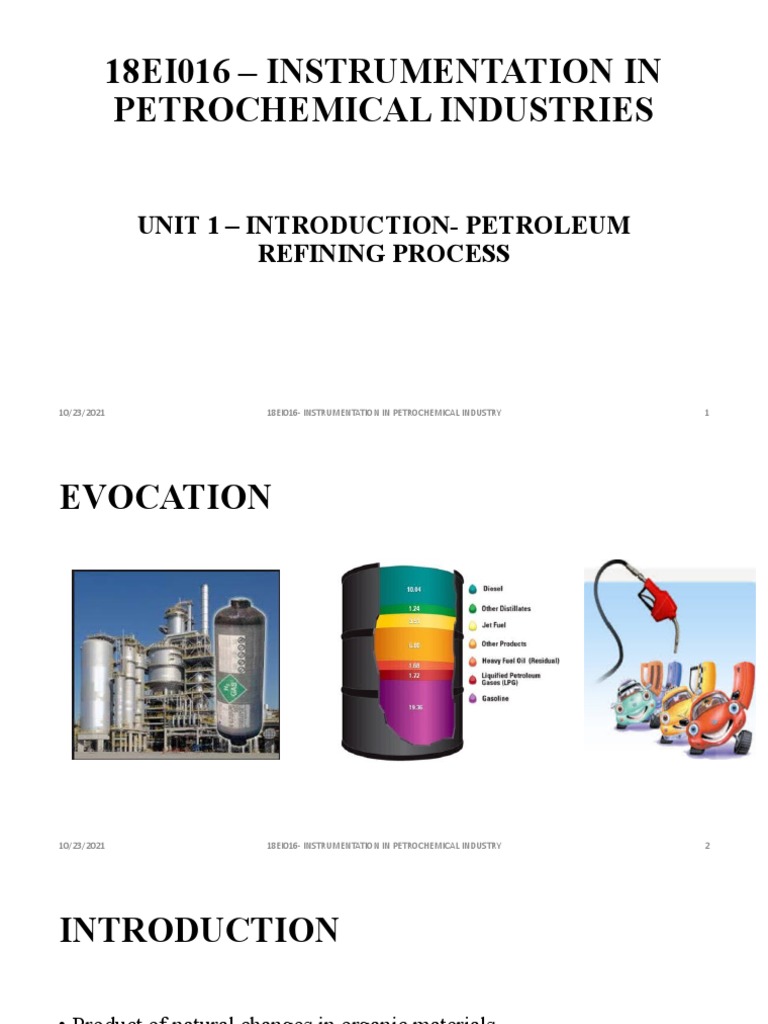 Petroleum Production and Refining-Corrected | PDF | Petroleum ...