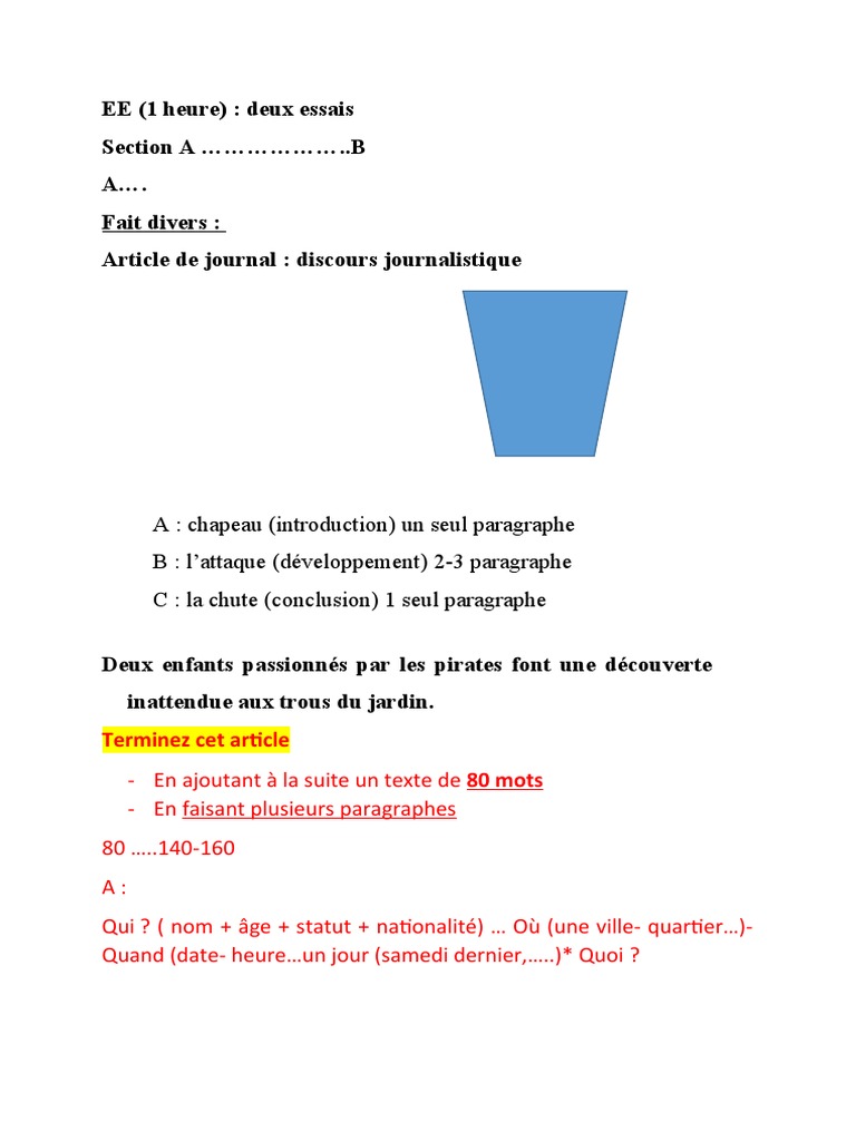 TEF Formation 17.08.21 Section A | PDF | Mystère, thriller et fiction ...