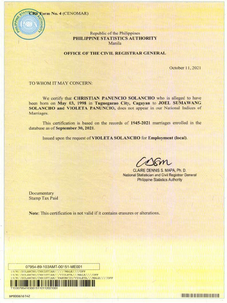 Cenomar - Christian | PDF