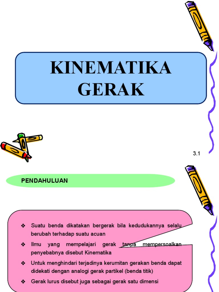 Kinematika Gerak | PDF