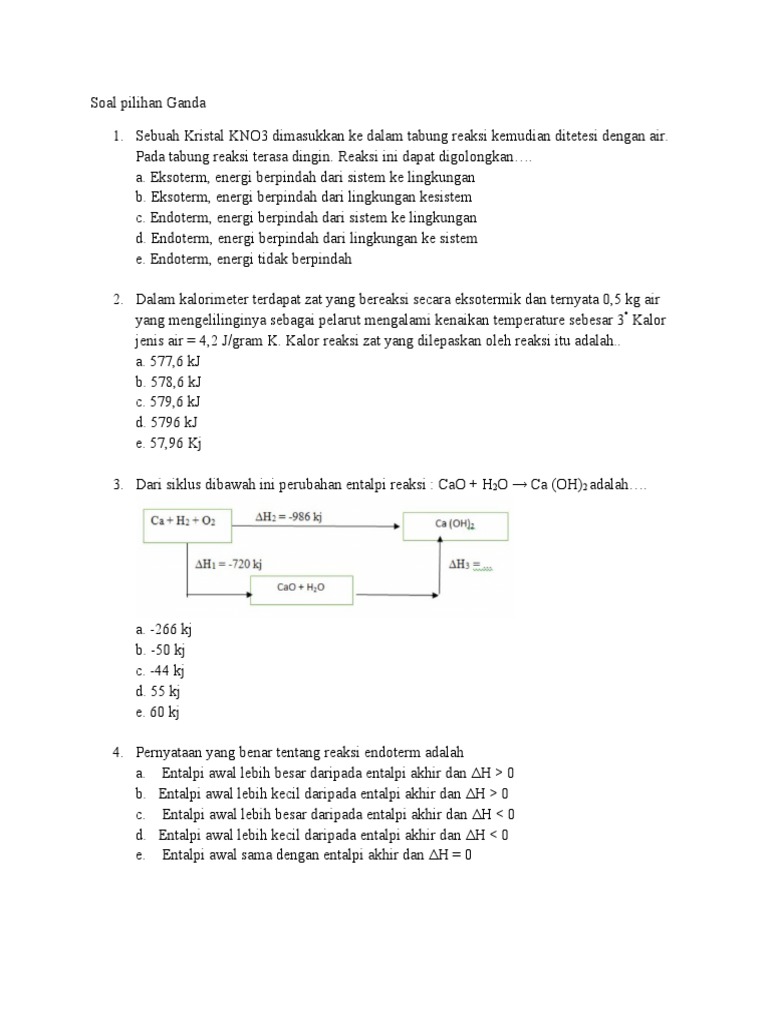 Pilgan Termo | PDF | Metode & Bahan Ajar | Sains & Matematika