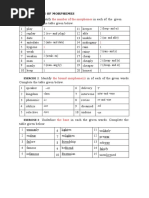 Morphological Tree Diagram Techniques | PDF | Morphology (Linguistics ...