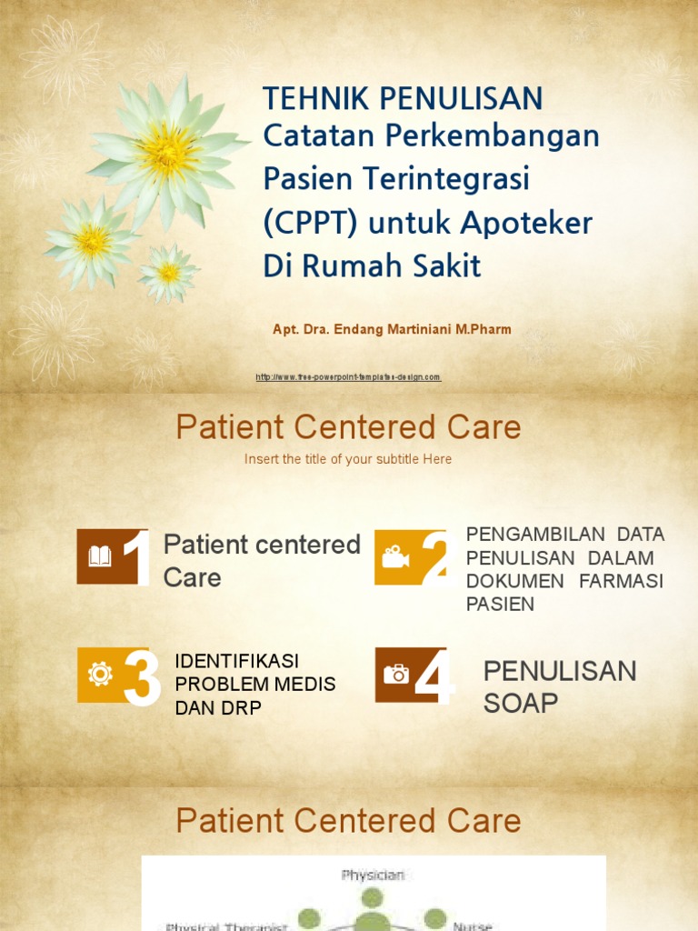Teknik Penulisan CPPT untuk Apoteker | PDF