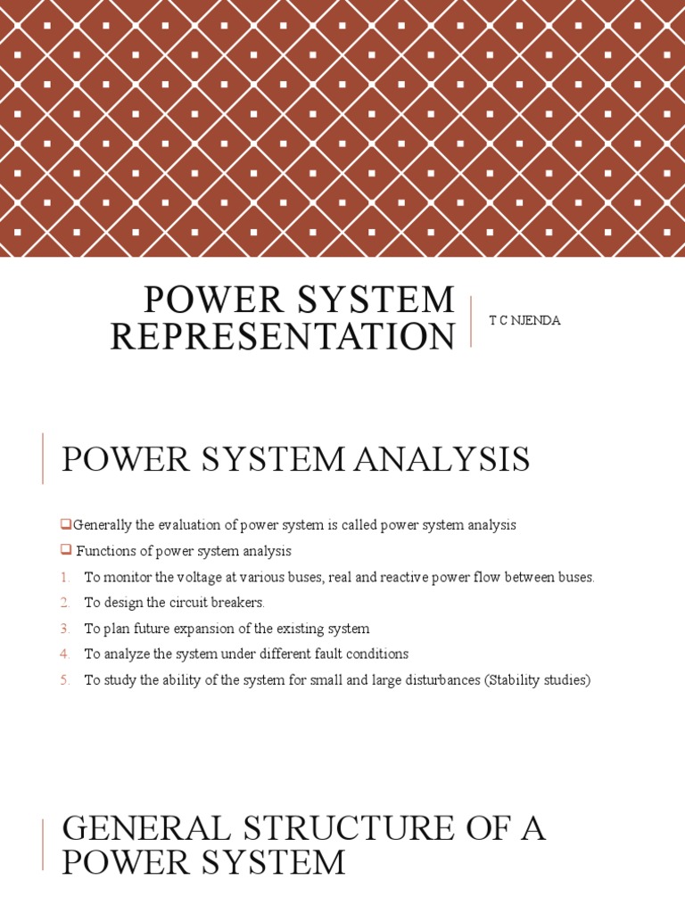 5.power System Representation | PDF | Electrical Impedance | Transformer