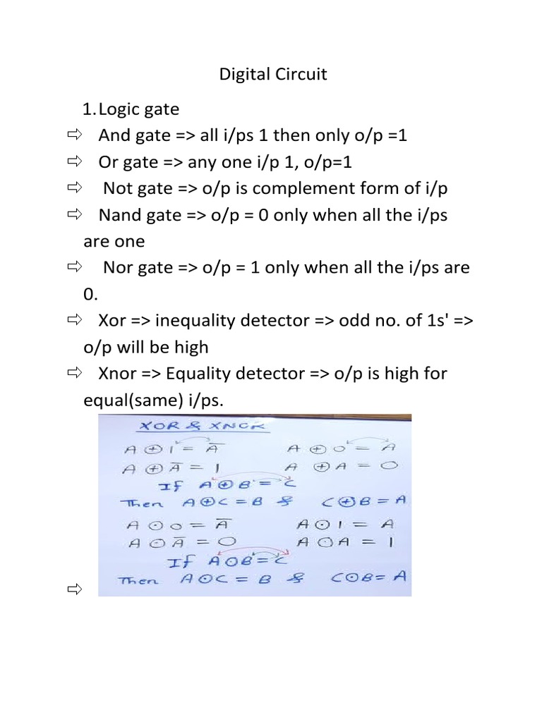 Basic - Digital - Circuit | PDF | Teaching Methods & Materials