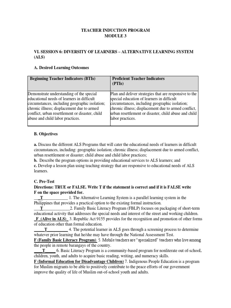 Module 3 Tip Session 6 | PDF | Literacy | Learning