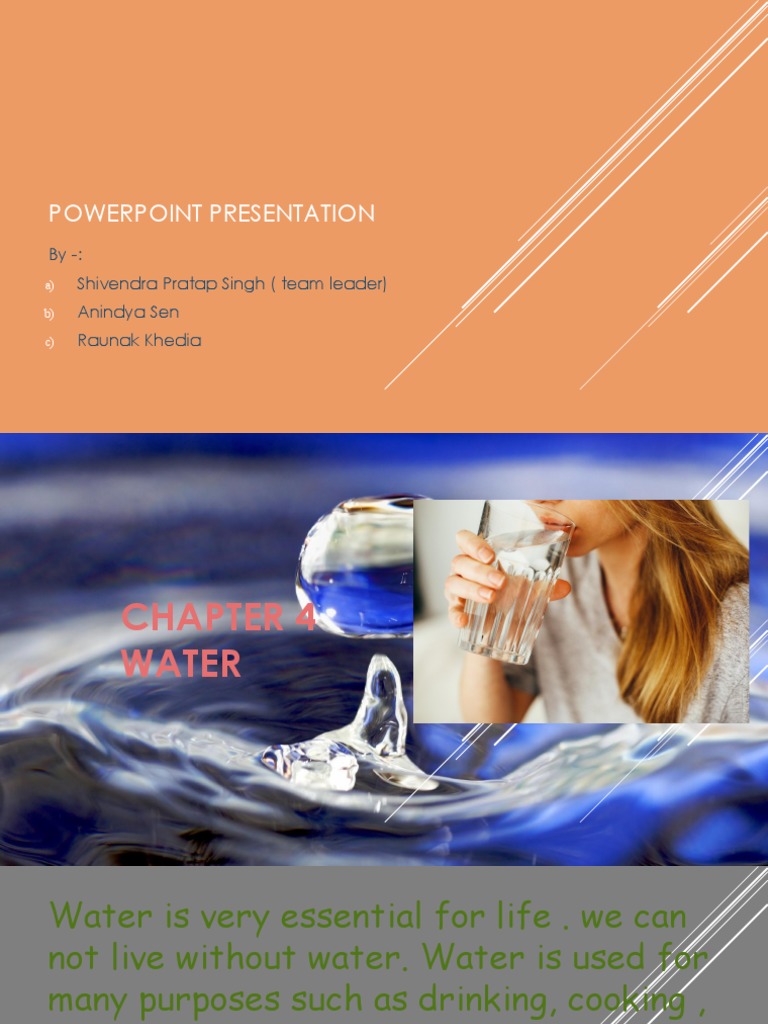 Chapter4 Water Chemistry | Download Free PDF | Water | Water Cycle