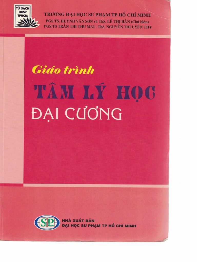 Giao Trinh Tam Ly Hoc Dai Cuong Huynh Van Son Vieclamvui | PDF