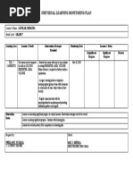 Individual Learning Monitoring Plan Template | PDF | Learning ...
