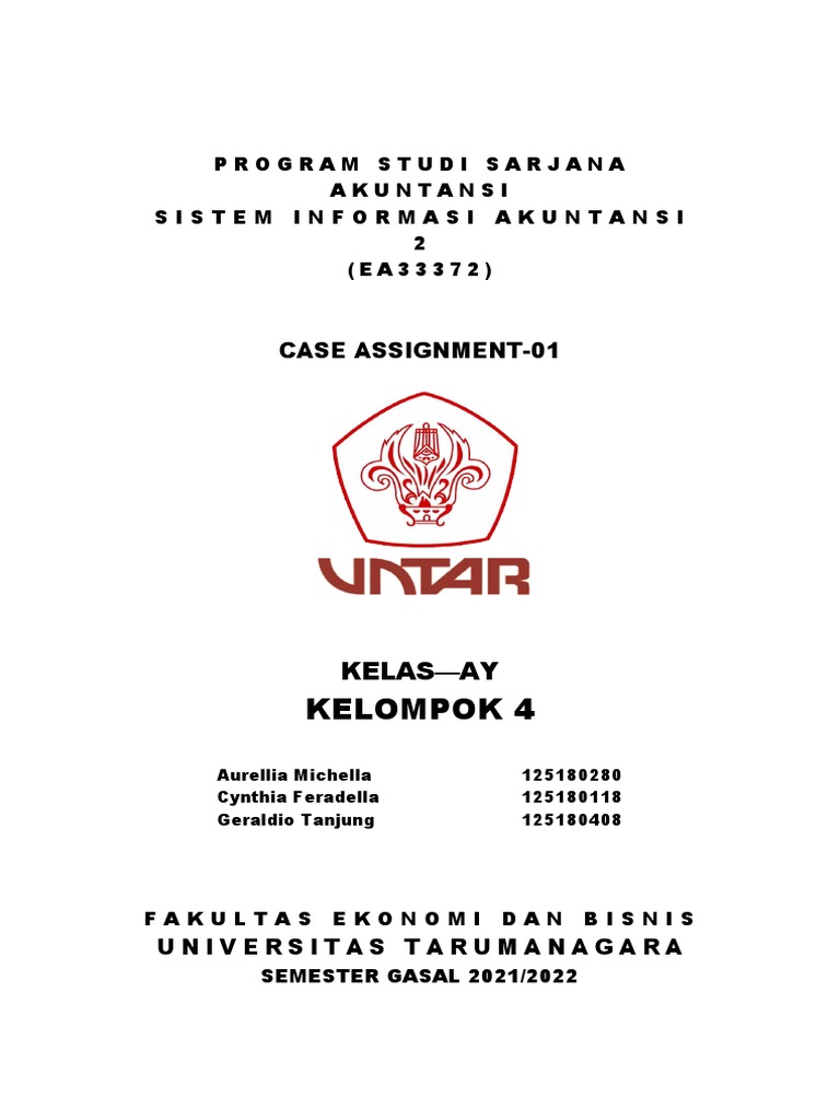 Case Assignment 01 Kelompok 4 Pdf