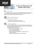 Classroom Management Matrix | PDF | Classroom | Psychology
