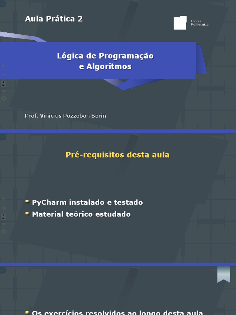 Logica de Programacao e Algoritmo | PDF | Algoritmos | Python ...