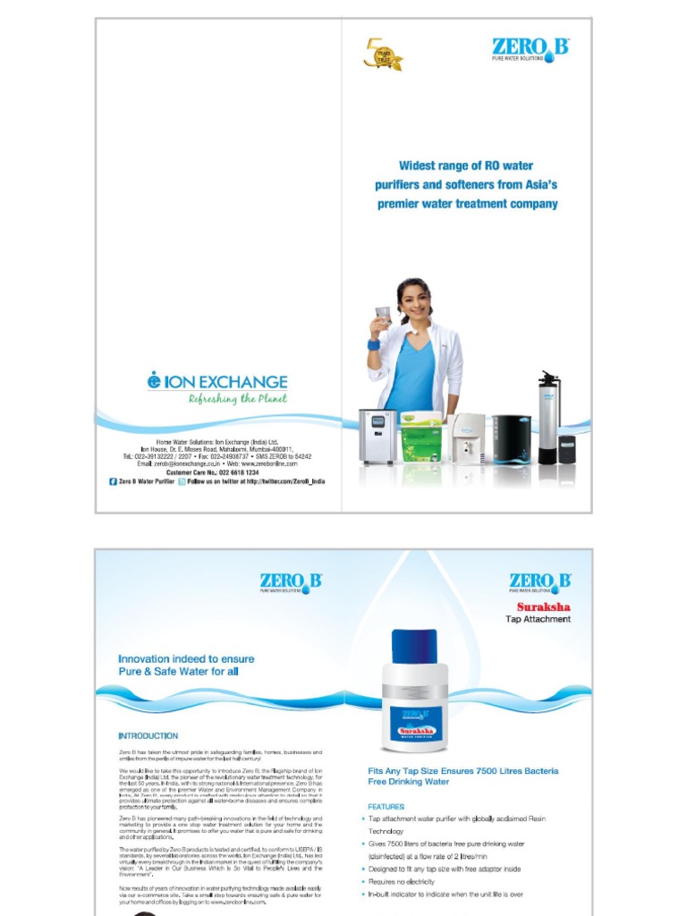 ZERO B.ion Exchange New Catalogue | PDF