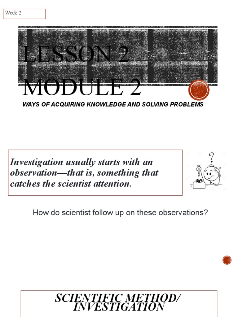 Scientific Investigation Grade 7 | PDF | Experiment | Hypothesis