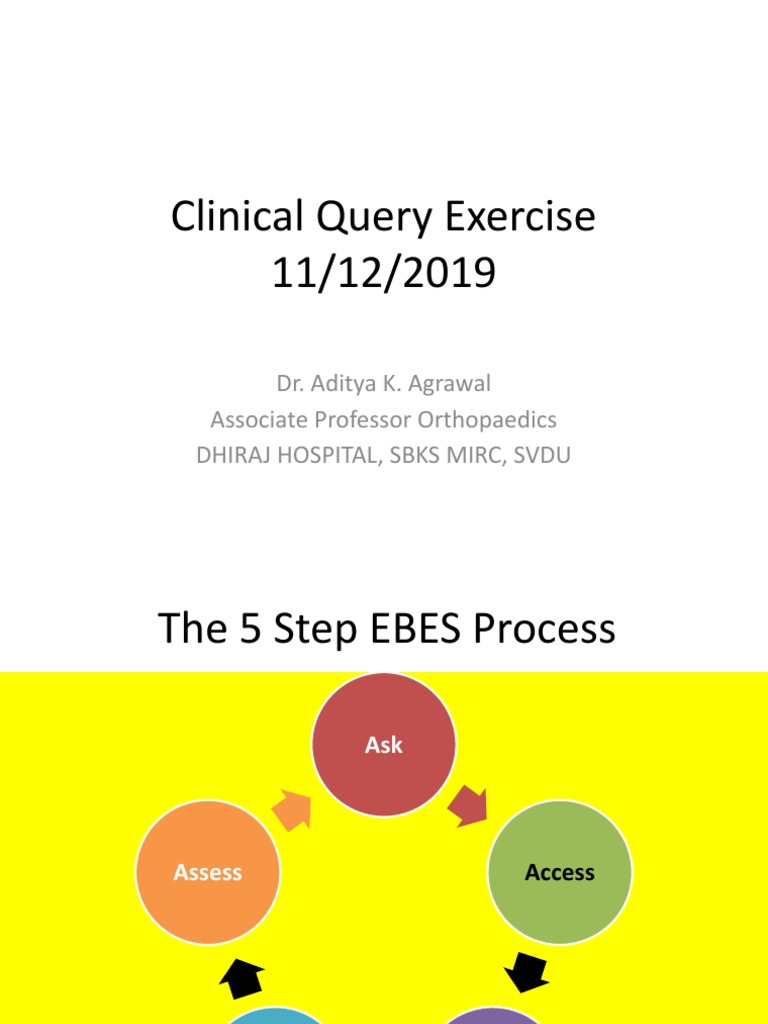 Clinical Query Exercise | PDF