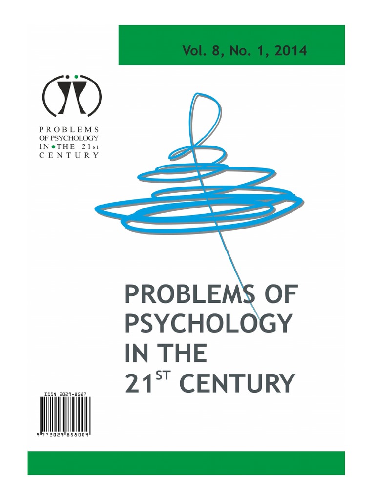 Problems of Psychology in The 21st Century, Vol. 8, No. 1, 2014 | PDF ...