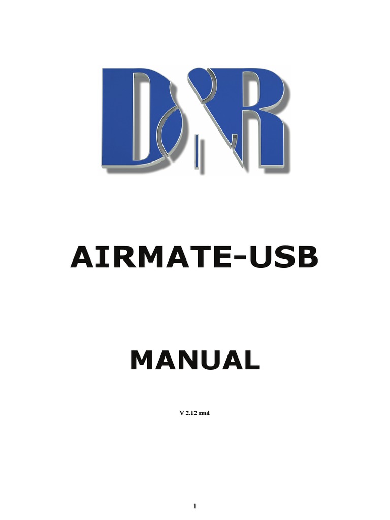 Airmate-Usb: Manual | PDF | Microphone | Telephone