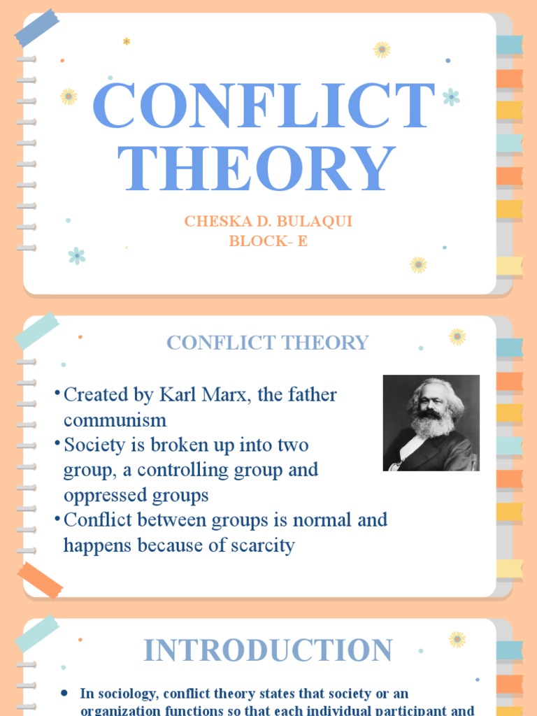 Conflict Theory Sociology