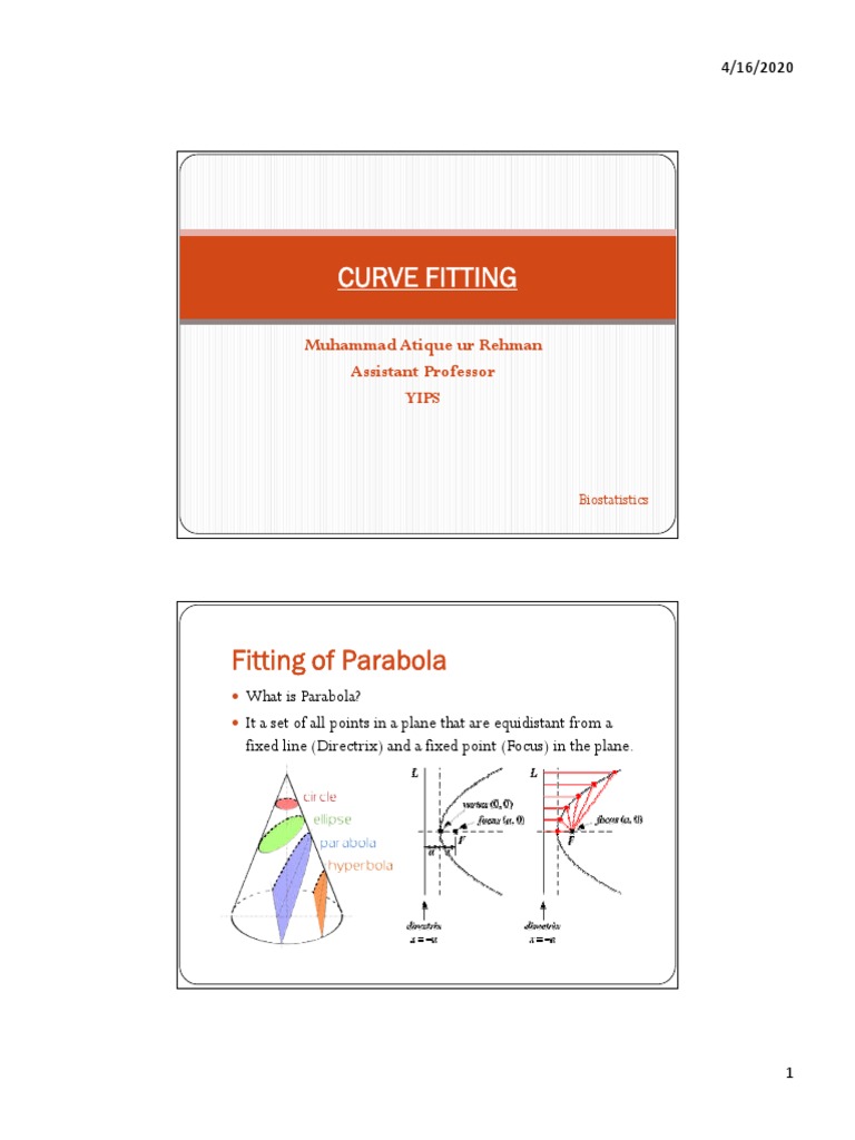 Lec #2-Curve Fitting-1 | PDF | Equations | Mathematical Analysis