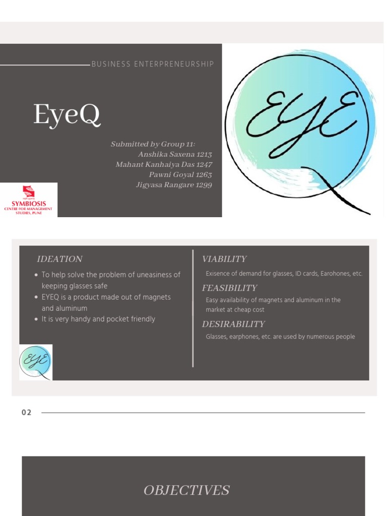 EyeQ Presentation | PDF | Glasses | Retail
