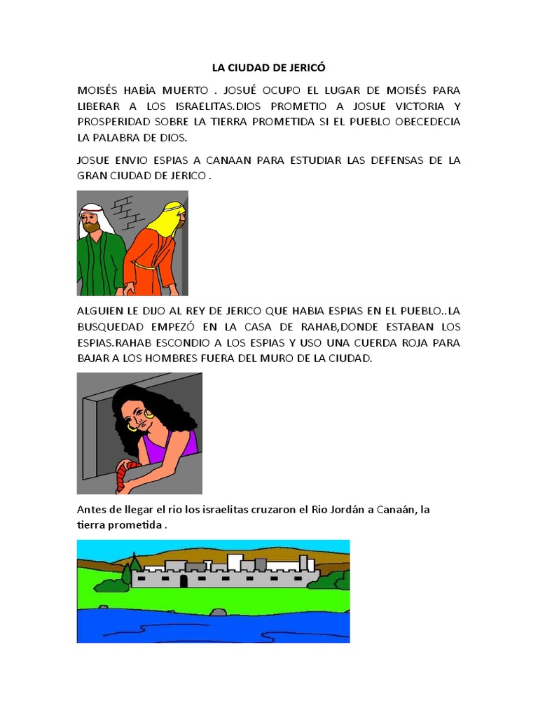 La Batalla de Jericó y Rahab | PDF