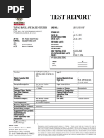 Fabric Test Report | PDF | Textiles | Textile And Clothing