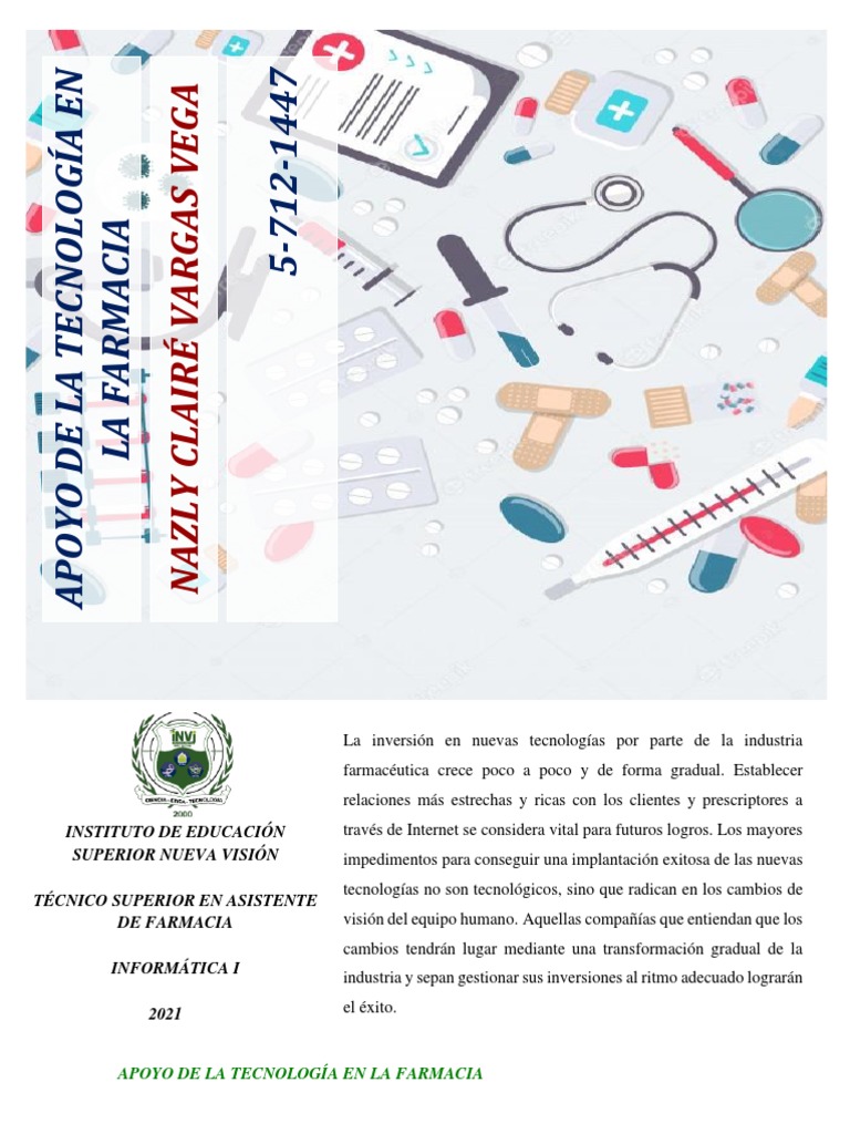 Actividad 4 Informática | PDF | Farmacia | Farmacéutico