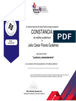 Constancia SICAD | PDF