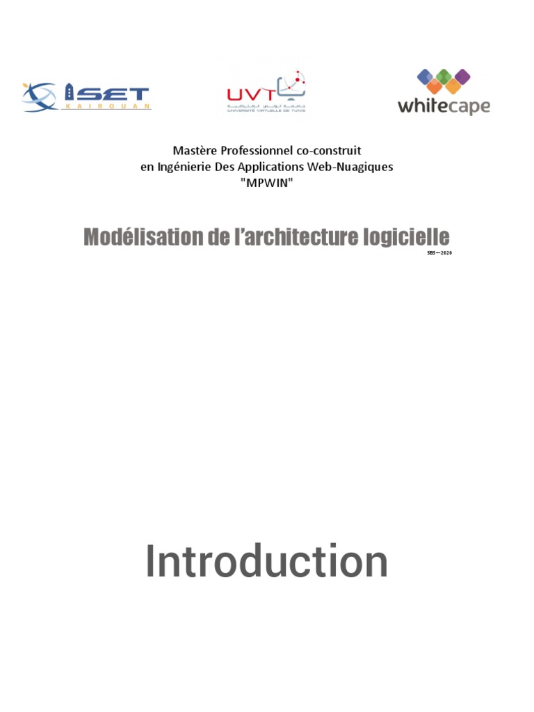 Modelisation de L'architecture Logicielle | PDF | Architecture de logiciel | Développement de ...