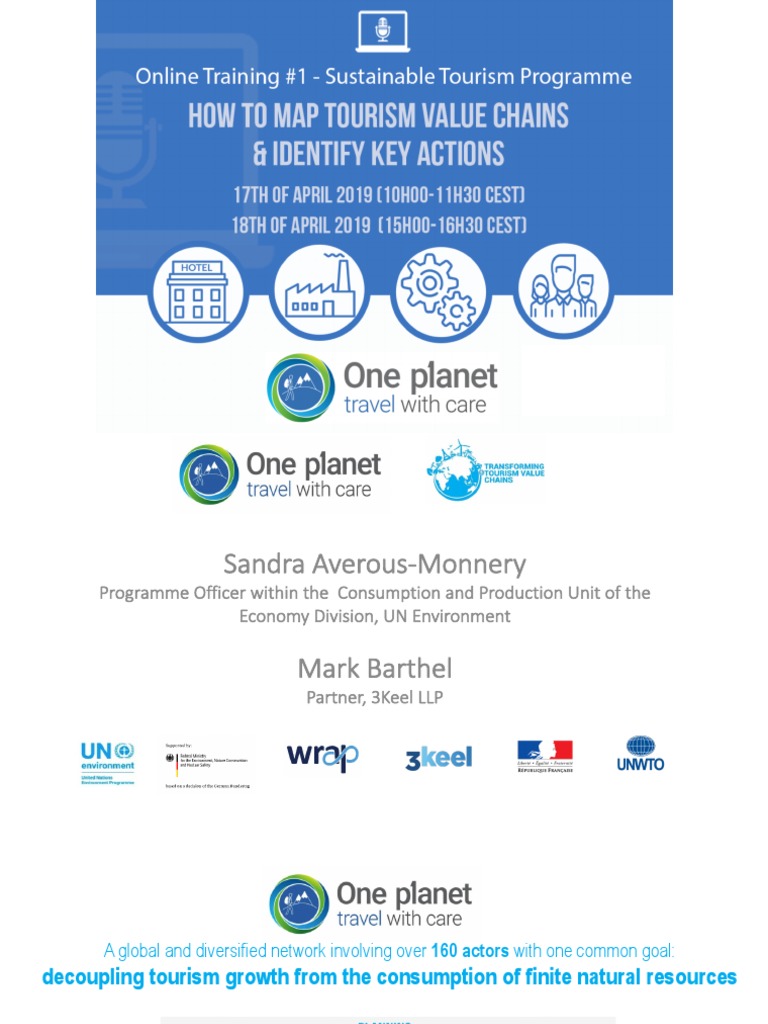 Mapping the Tourism Value Chain | PDF | Life Cycle Assessment ...