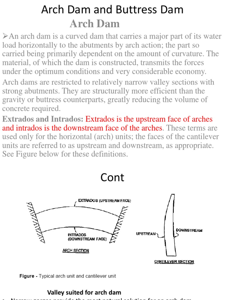 Arch Dam and Buttress Dam | PDF | Dam | Stress (Mechanics)