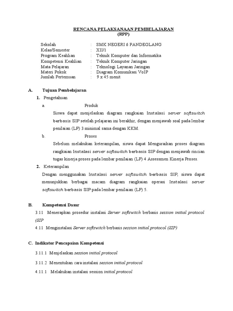 RPP TLJ Xii 3.11 | PDF