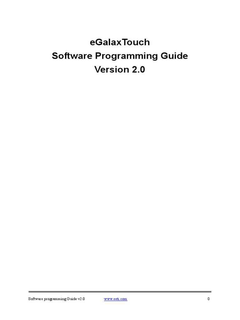 Software Programming Guide - v2.0 | PDF | Software | Information Age