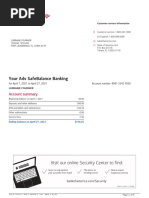 Bank of America Bank Statement - 1 | PDF | Finance & Money Management