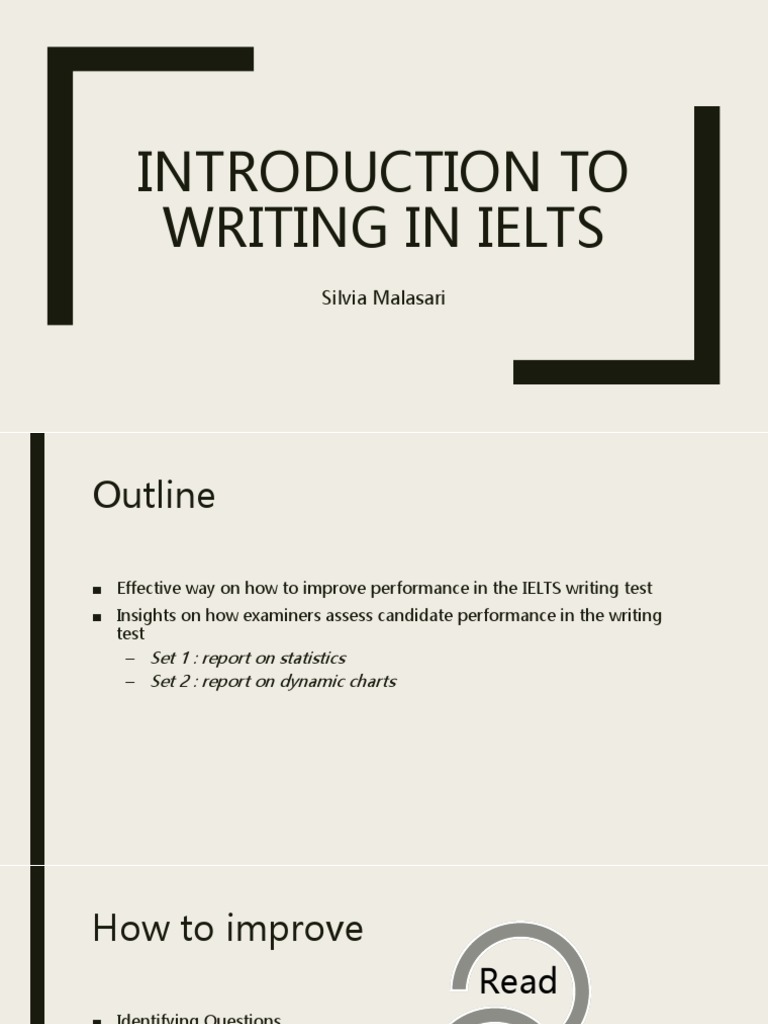 Introduction To Writing in Ielts: Silvia Malasari | PDF | International ...