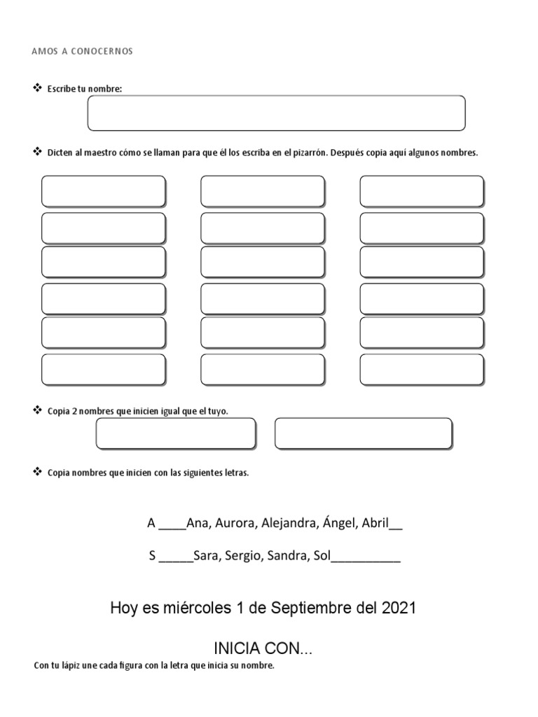 Vamos A Conocernos | PDF