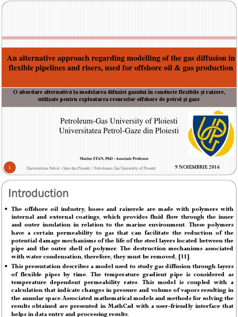 Gas Diffusion in Flexible Pipes | PDF | Corrosion | Pipe (Fluid Conveyance)
