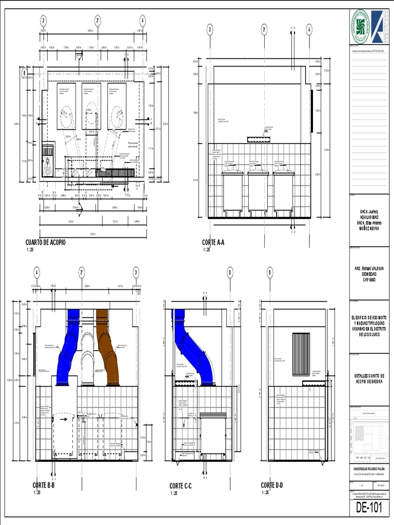 De-101 - Detalles Cuarto de Acopio de Basura | PDF