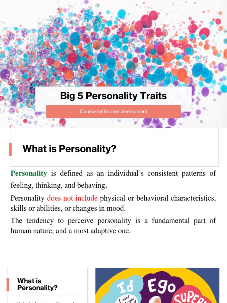 Big 5 Personality Traits | PDF | Human Nature | Behavioural Sciences
