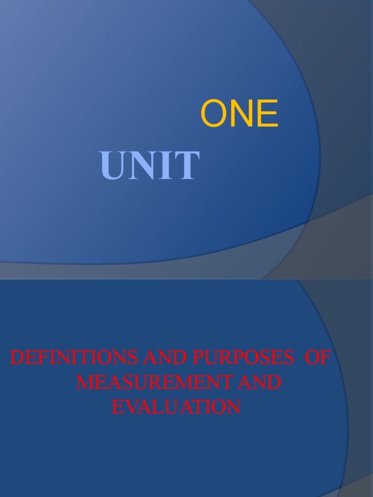 Measurement UNIT 1-3 Final | PDF | Test (Assessment) | Educational ...