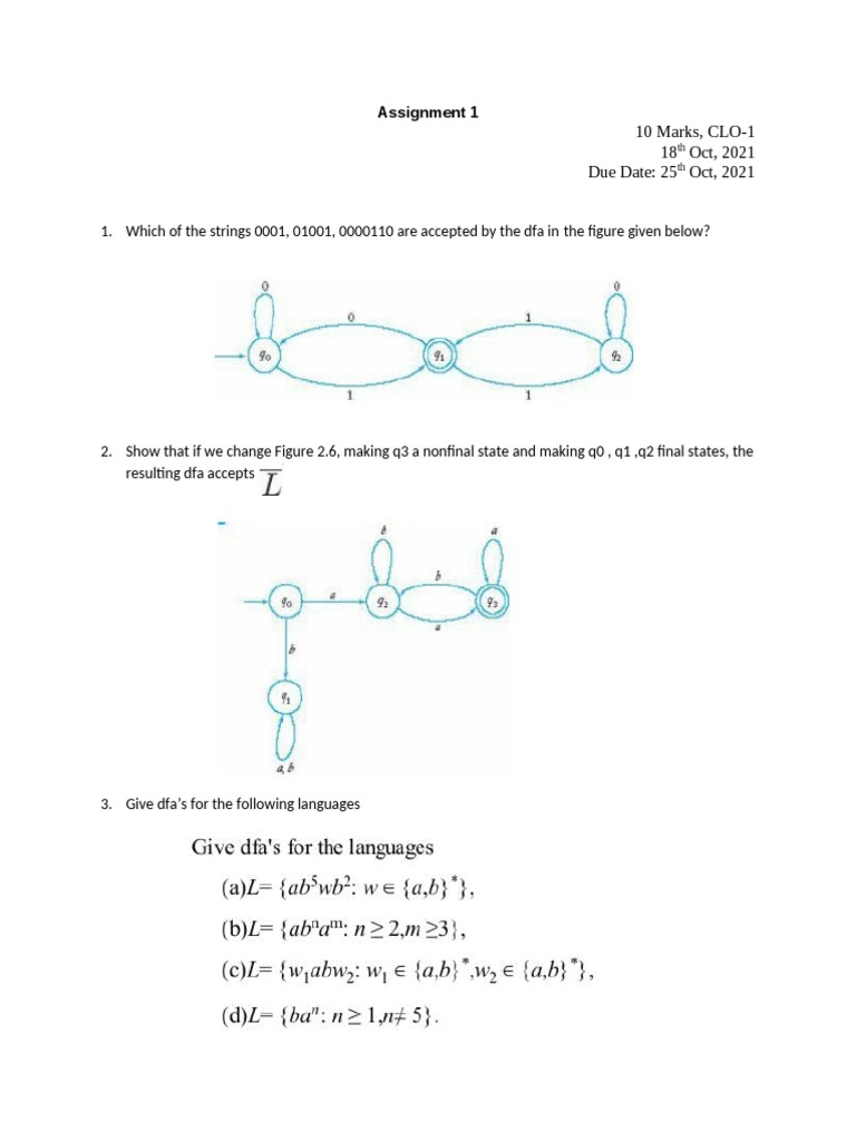 Assignment 1 | PDF