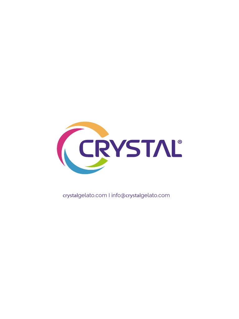 Crystal Gelato Catalog | PDF | Ice Cream | Power Supply